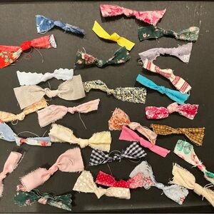 Hand designed with love | Art | 5 Hand Tied Bows For Junk Journals Or ...